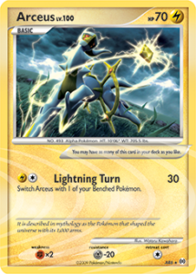 2009 Pokemon Arceus Card List - Card Collector