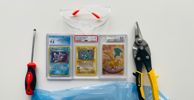 How To Crack Open Graded Card Slabs Psa Beckett Cgc